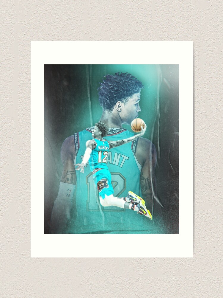 "Ja Morant ROY Memphis Sports Art" Art Print for Sale by JRoseGraphics ...