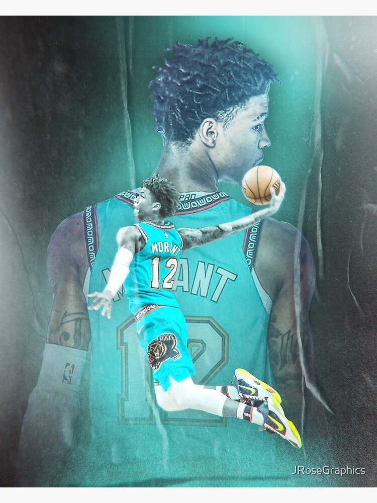 "Ja Morant ROY Memphis Sports Art" Art Print for Sale by JRoseGraphics ...