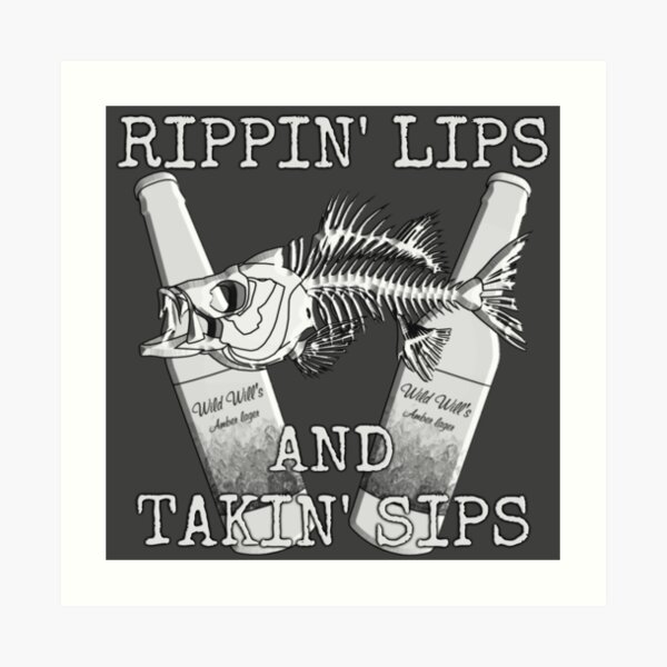 "Rippin' lips" Art Print by wil2liam4 | Redbubble