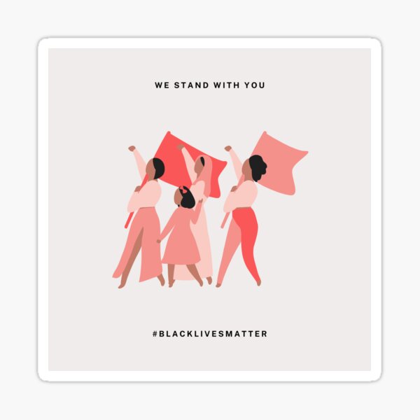 "We Stand With You 2" Sticker by txsp | Redbubble