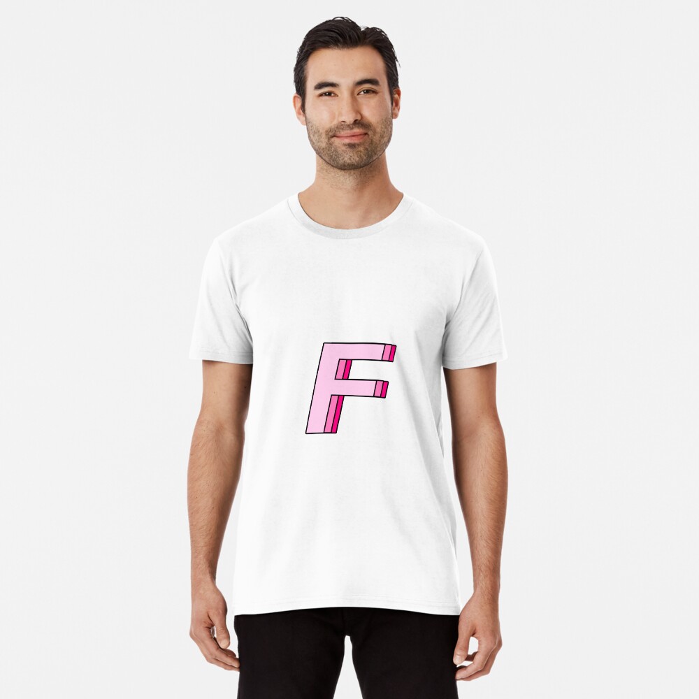 "pink F" Sticker for Sale by Amanda Kirkpatrick | Redbubble