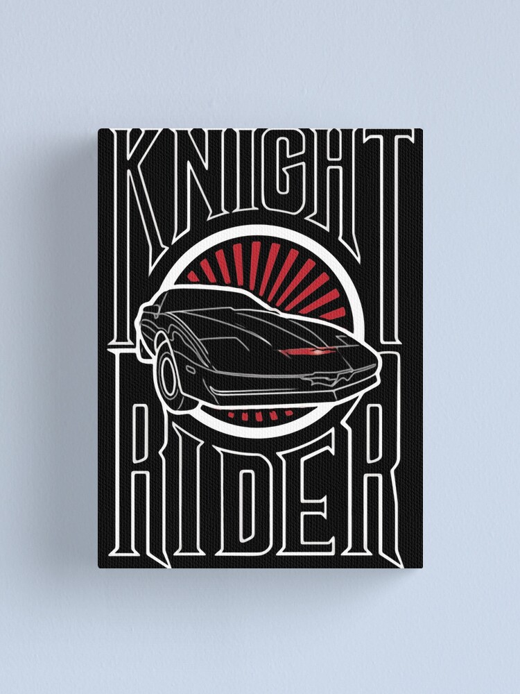 "Knight Rider KITT" Canvas Print for Sale by alessiofano | Redbubble
