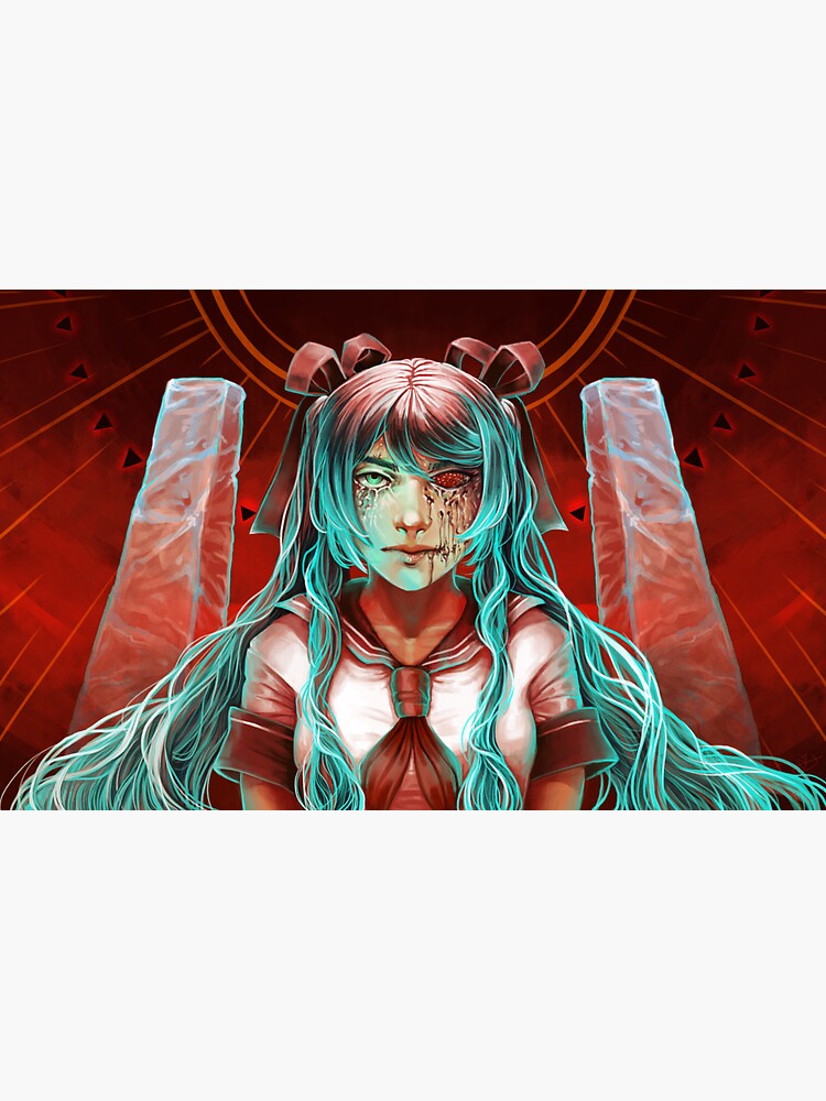 "Bacterial Contamination Miku" Sticker for Sale by dt75 | Redbubble