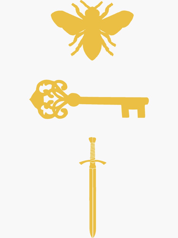 "The Starless Sea Bee Key Sword" Sticker for Sale by danikhem | Redbubble