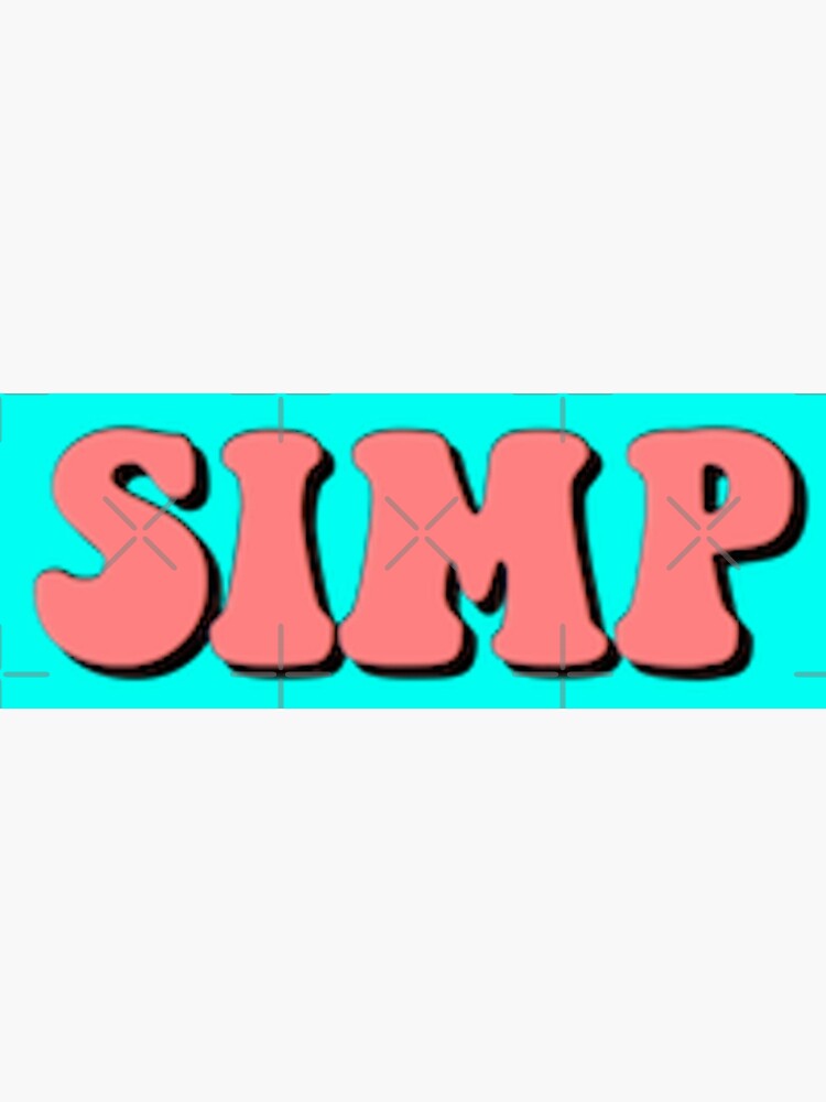 "simp sticker" Framed Art Print for Sale by basakyavuz | Redbubble