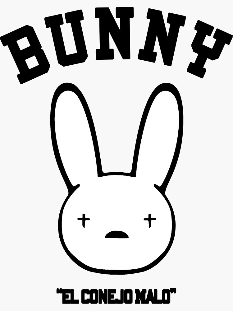 "El Conejo Malo" Sticker for Sale by blazikin | Redbubble