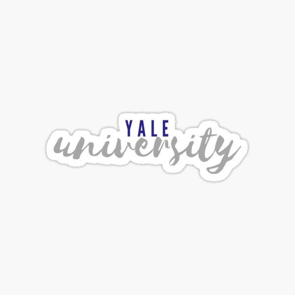 "Yale University" Sticker by gabby-10 | Redbubble