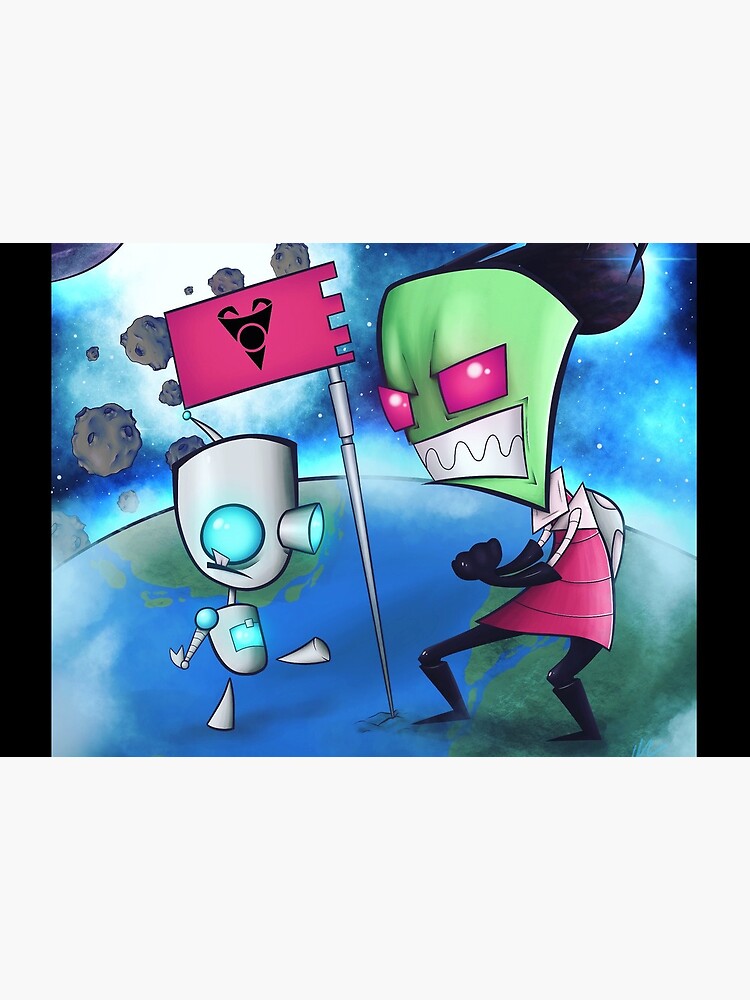 "Invader Zim Space Art" Mask by AlienKactus | Redbubble
