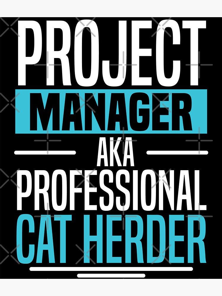 "Project Manager - Professional Cat Herder" Sticker for Sale by ...