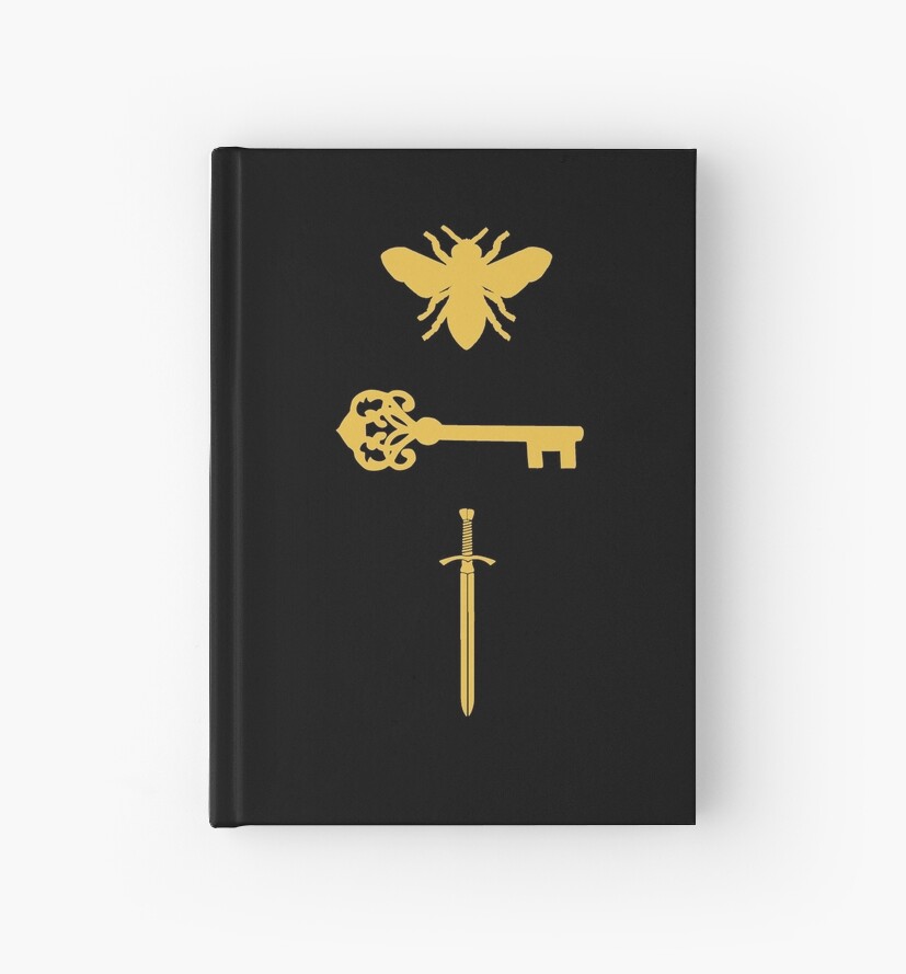 "The Starless Sea Bee Key Sword" Hardcover Journal by danikhem | Redbubble