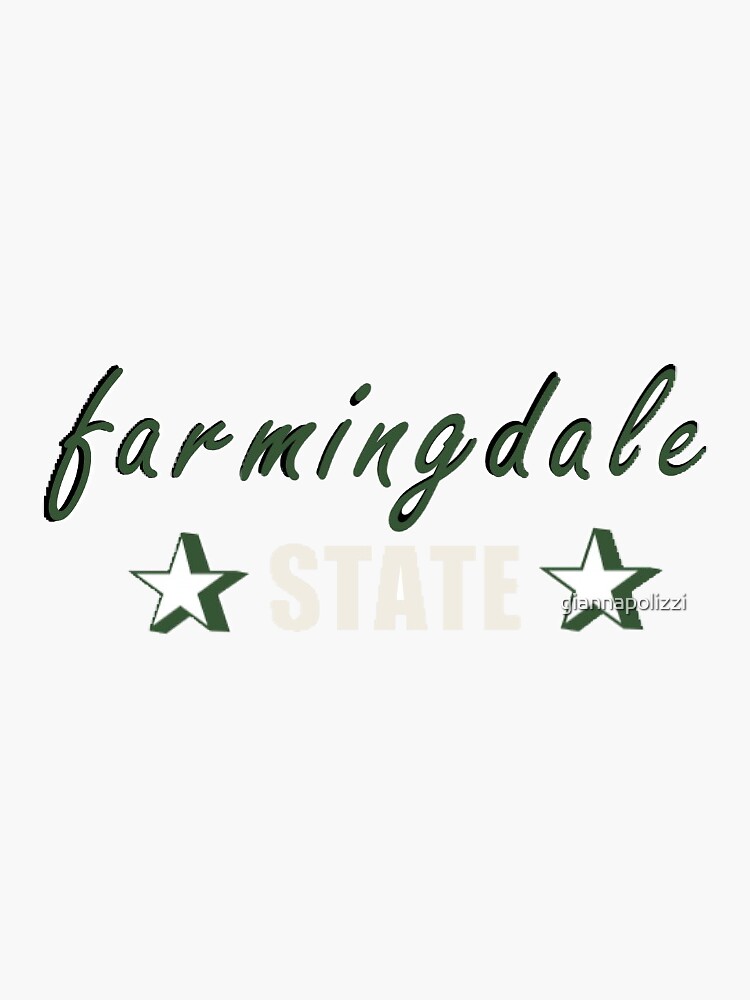 "farmingdale state college" Sticker for Sale by giannapolizzi | Redbubble