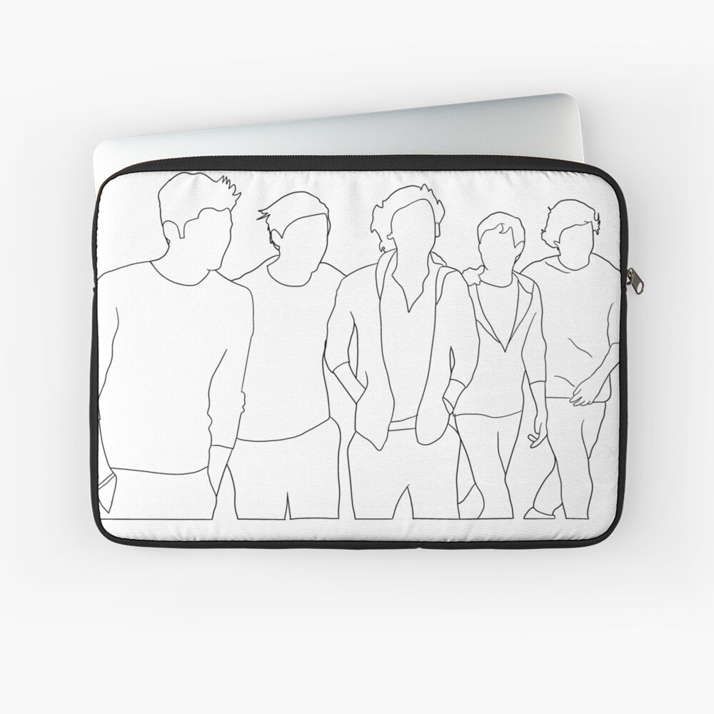 "one direction outline" Art Board Print for Sale by taylorros4244 ...