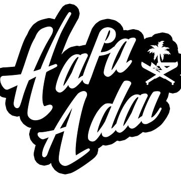 "GUAM RUN 671 Hafa Adai Machete Logo" Sticker for Sale by RUN671GUAM ...