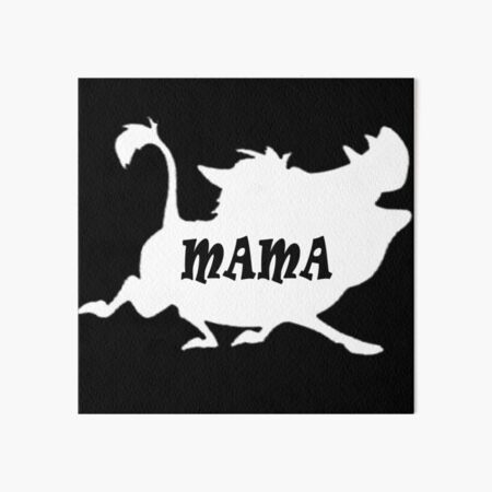 "mama simba cute funy." Art Board Print for Sale by SANTOSHIRTS | Redbubble