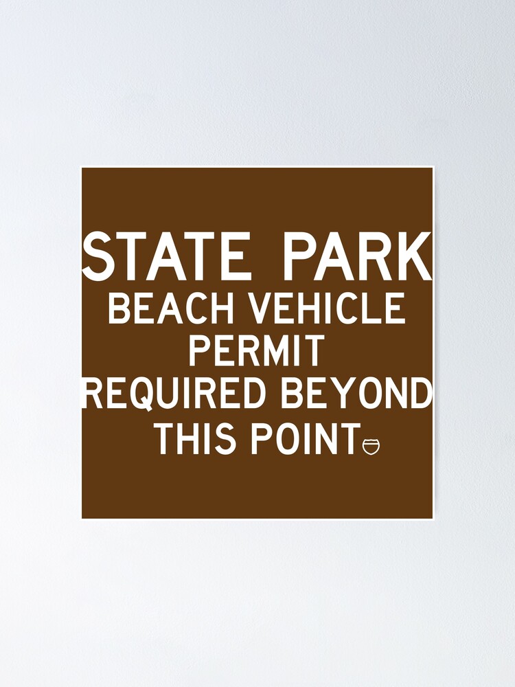 "Permit Required" Poster by LongIslandExpwy | Redbubble