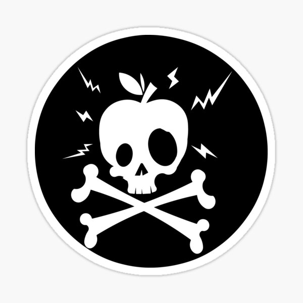 Bumper Stickers Apple Skull Hackintosh Vinyl Decal Sticker for Car ...