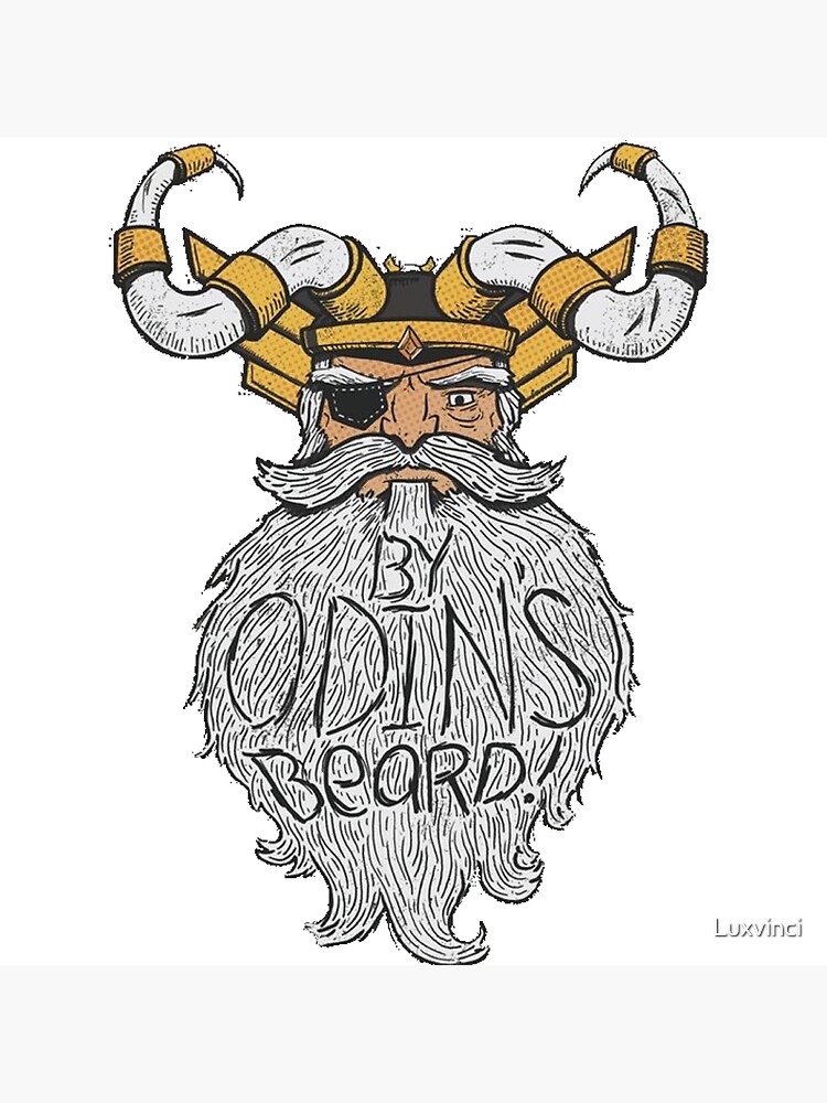 "Odin Beard" Canvas Print for Sale by Luxvinci | Redbubble