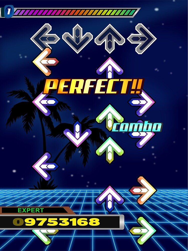 "Dance Dance Revolution" Poster for Sale by Trey Ovard | Redbubble