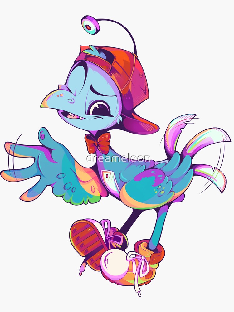 "Digit the Math Bird" Sticker by dreameleon | Redbubble