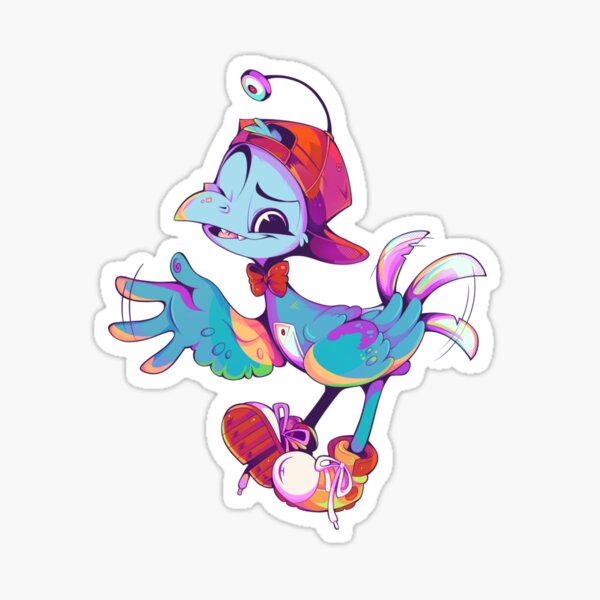 "Digit the Math Bird" Sticker by dreameleon | Redbubble