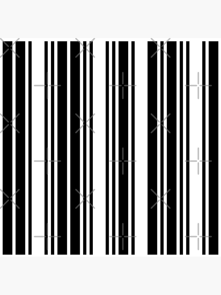"Barcode Vertical Line Stripe Black and White (BW) Style Pattern ...