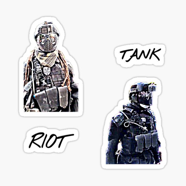 "Spec Ops guys Stans - Tank & Riot-" Sticker by SH-aestheticart | Redbubble