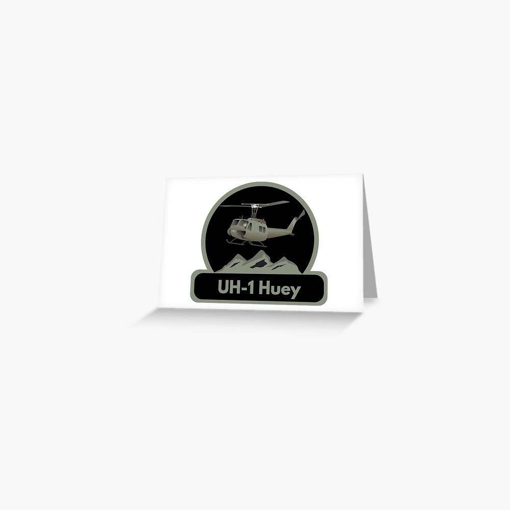 "UH-1 Huey Helicopter" Sticker for Sale by NorseTech | Redbubble