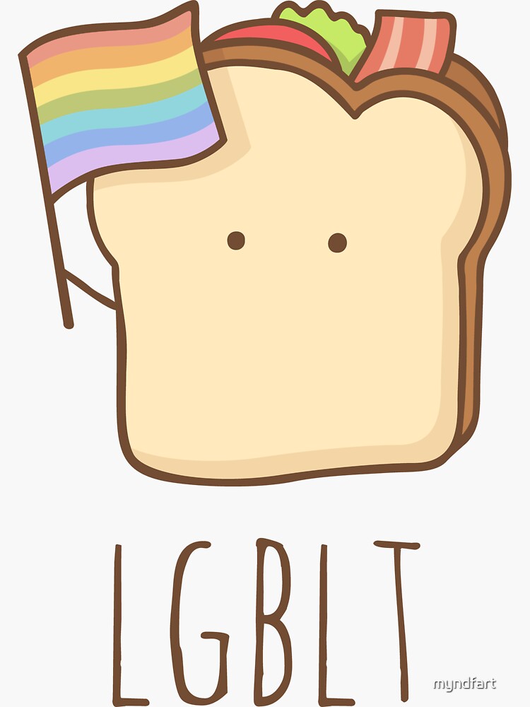 "LGBLT" Sticker by myndfart | Redbubble