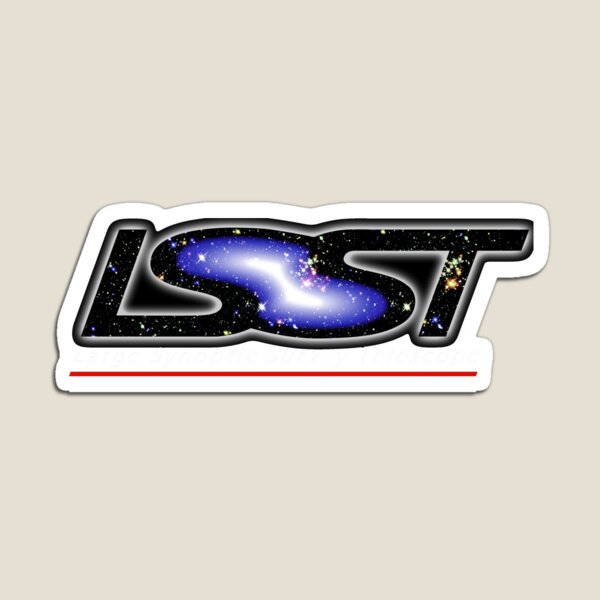 "LSST Logo for Dark Colors" Magnet for Sale by Nikki SpaceStuffPlus ...