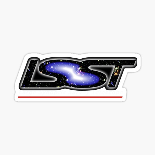 "LSST Logo for Dark Colors" Sticker by Spacestuffplus | Redbubble