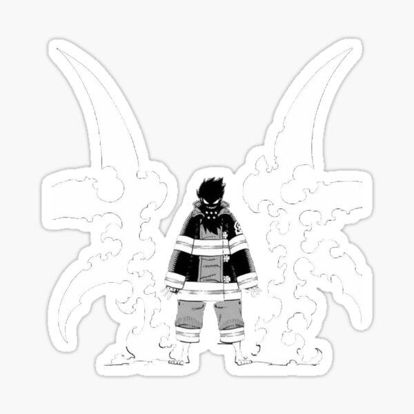 "Fire force" Sticker for Sale by Miiitxh | Redbubble
