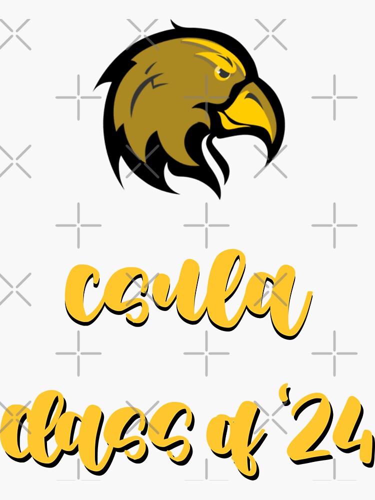 "csula" Sticker for Sale by jadedprints | Redbubble