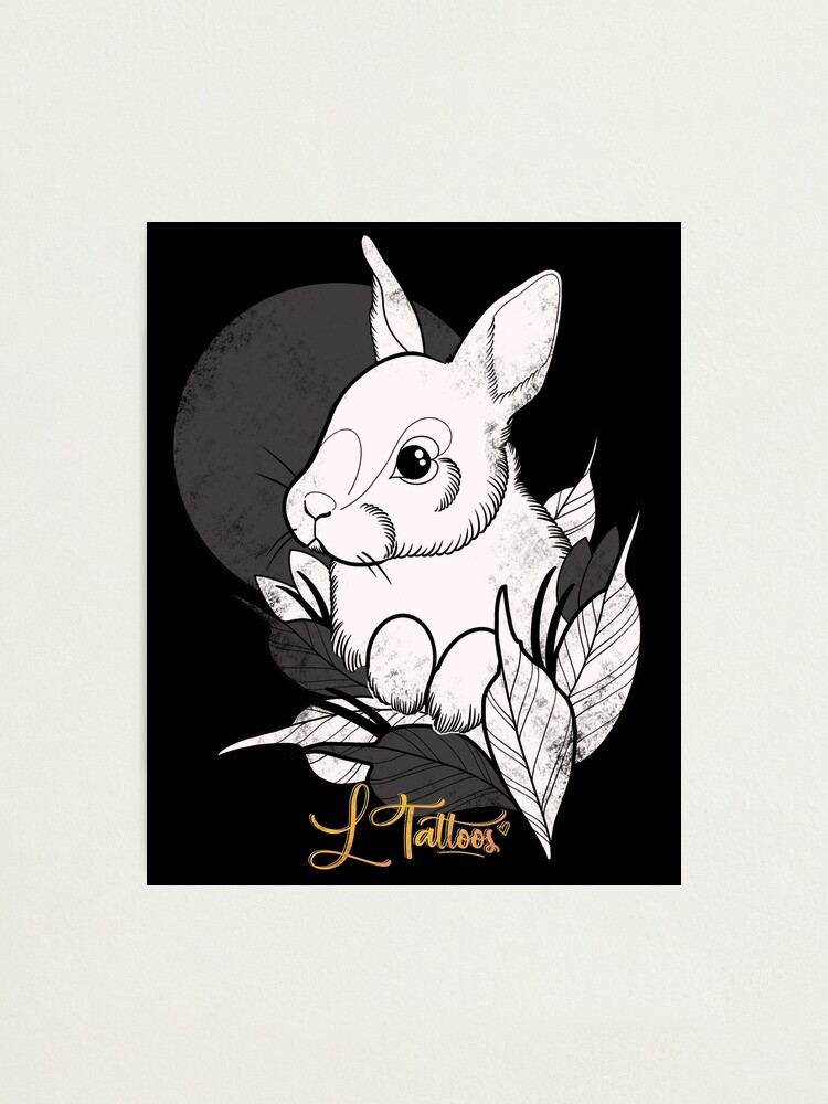 Neo traditional rabbit tattoo - Bronctattooaus.com