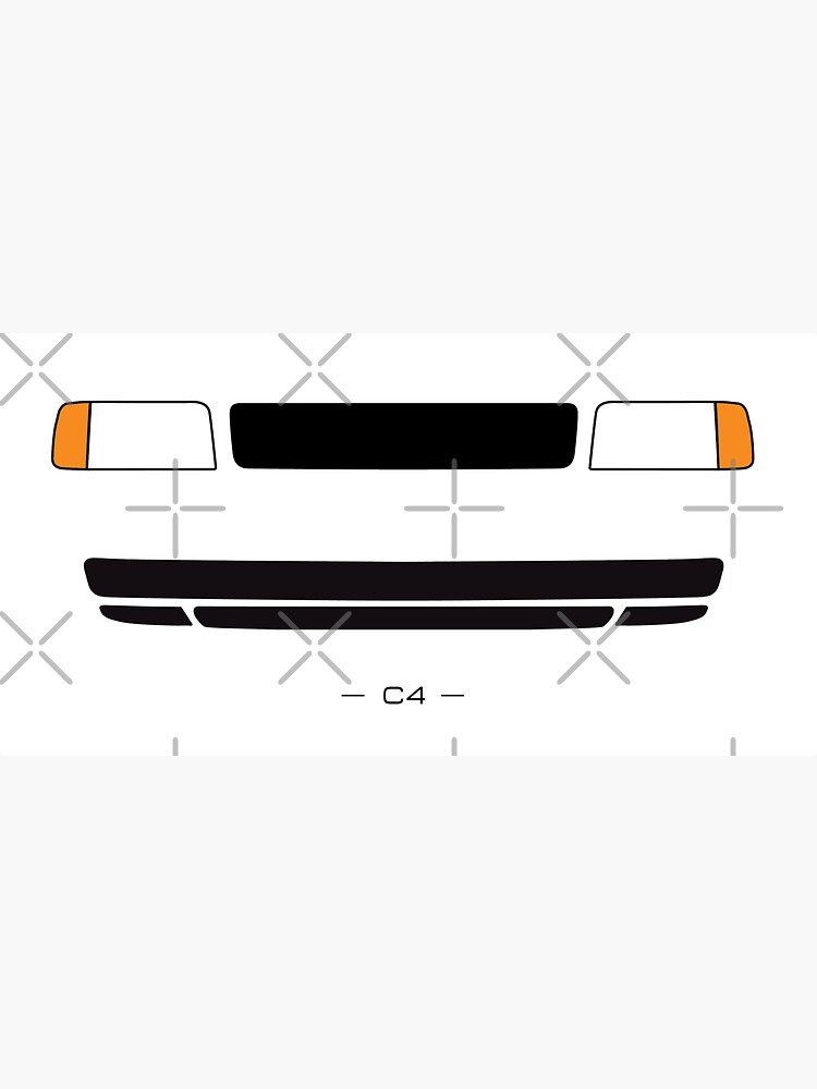 "4C simple front end design" Sticker by ApexFibers | Redbubble