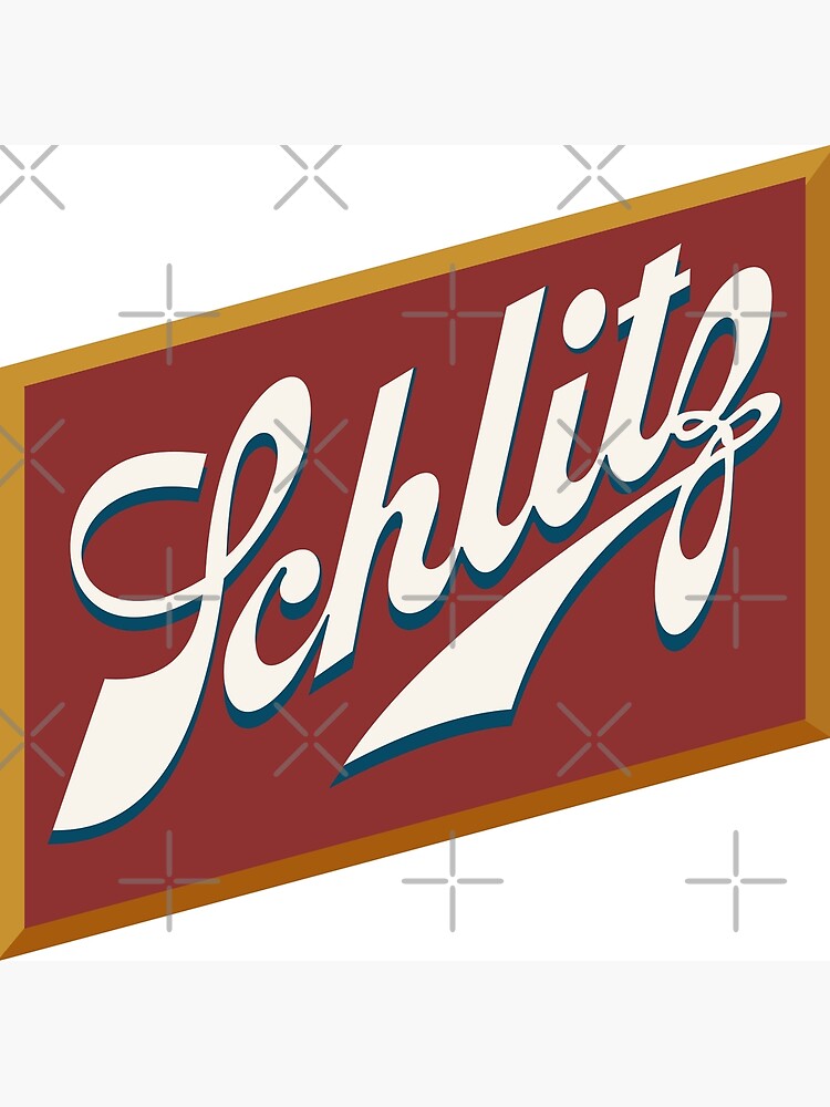 "Schlitz beer logo clean" Art Print for Sale by MarcoPolok | Redbubble