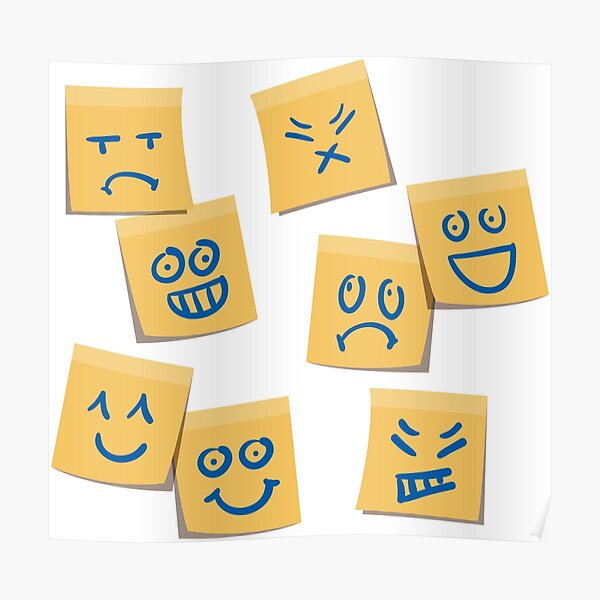 "Emoji faces." Poster for Sale by Abdulhakim001 | Redbubble