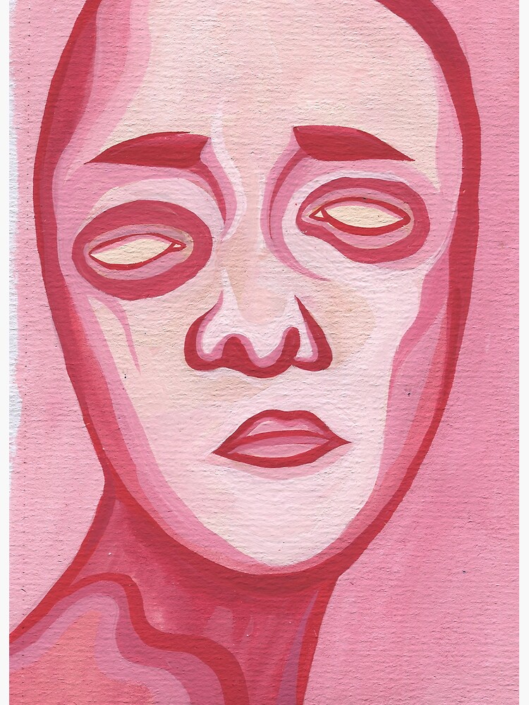 "pink face" Poster by mollygracearts | Redbubble