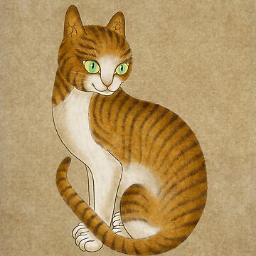 "Minhwa: A cat-type A (Korean traditional/folk art)" Art Print for Sale ...