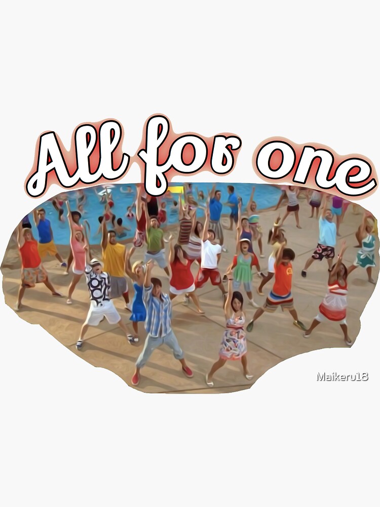 "All For One #1" Sticker for Sale by Maikeru18 | Redbubble