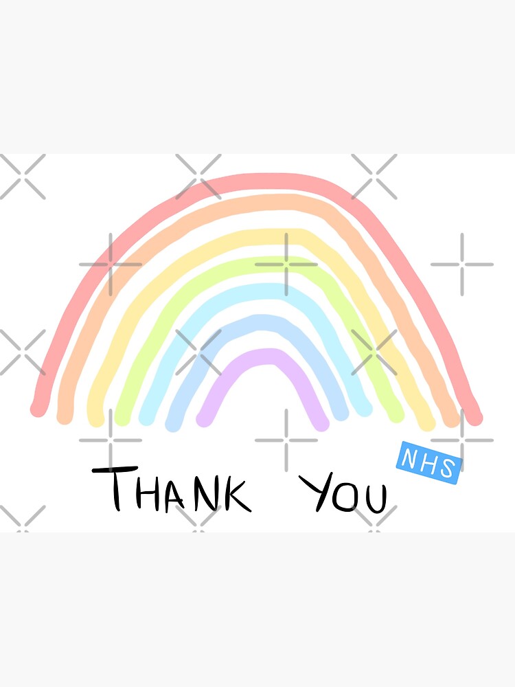 "Thank You NHS" Sticker by nataliedg18 | Redbubble