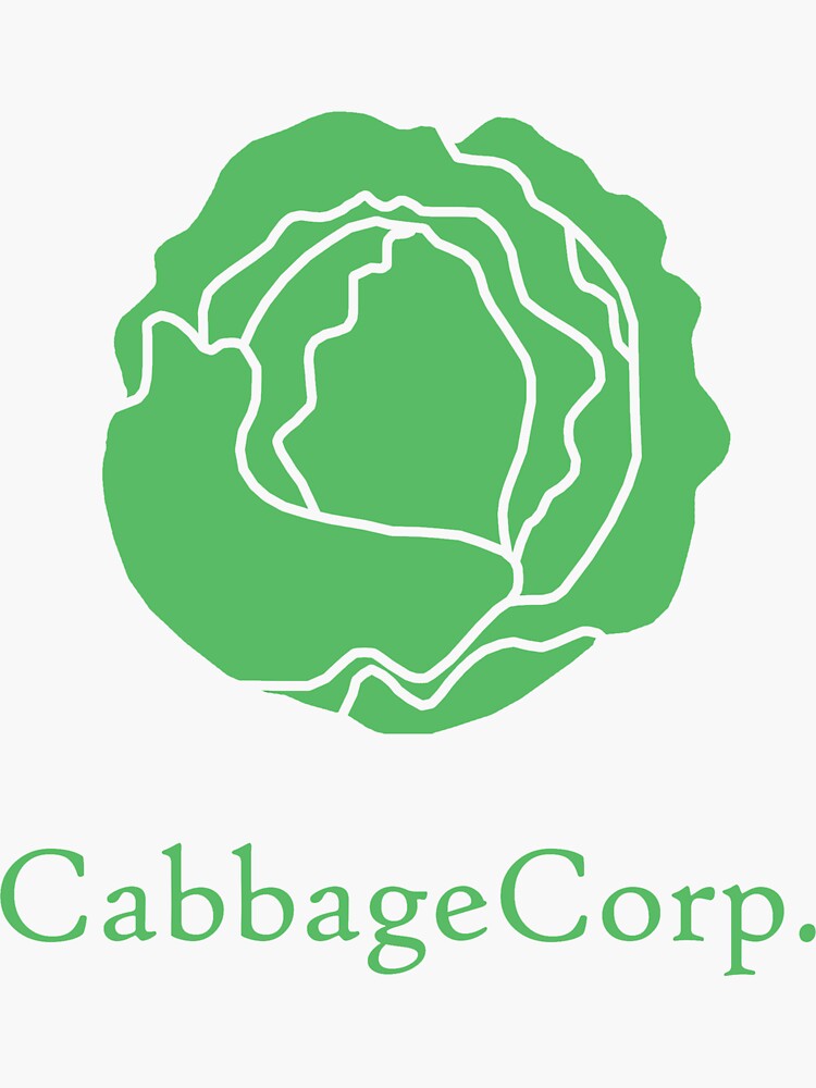 "CabbageCorp" Sticker for Sale by joeredbubble | Redbubble