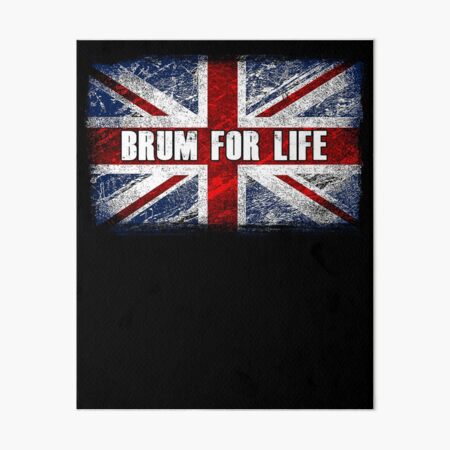 "Brum For Life Born in Birmingham England UK Flag Union Jack Proud ...