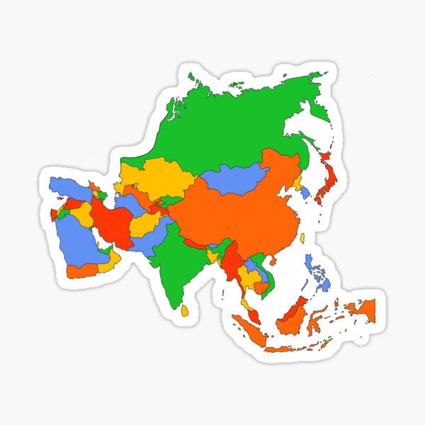 "Politically Asia" Sticker for Sale by Havocgirl | Redbubble