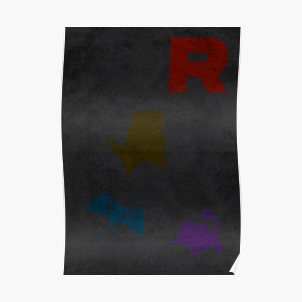 "Pokemon Team Rocket" Poster by joeredbubble | Redbubble