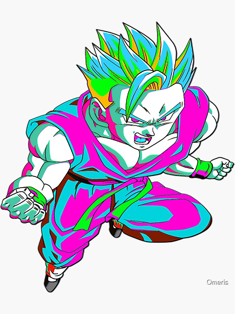 "Dragon ball vaporwave" Sticker for Sale by Omeris | Redbubble