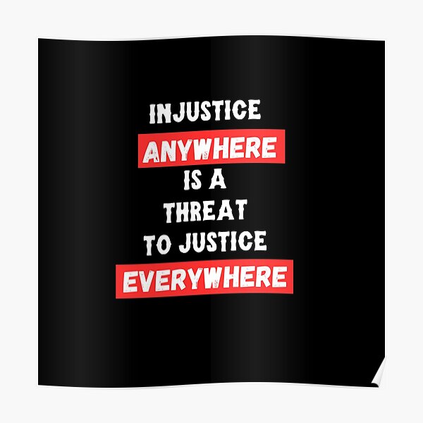 Injustice Posters | Redbubble