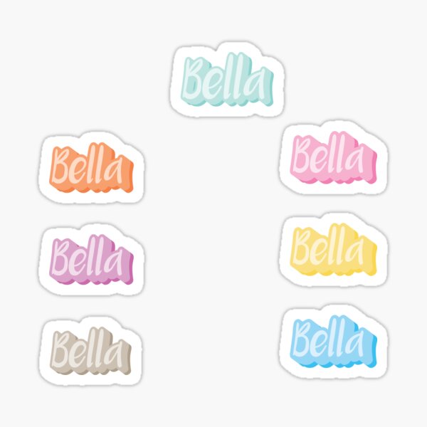 Bella Bella Vibe Stickers | Redbubble