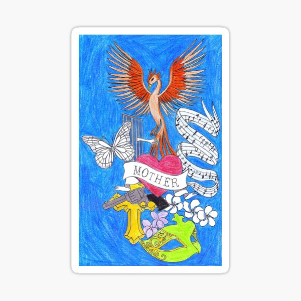 White Oleander Collage Sticker For Sale By Theizzysquishy Redbubble