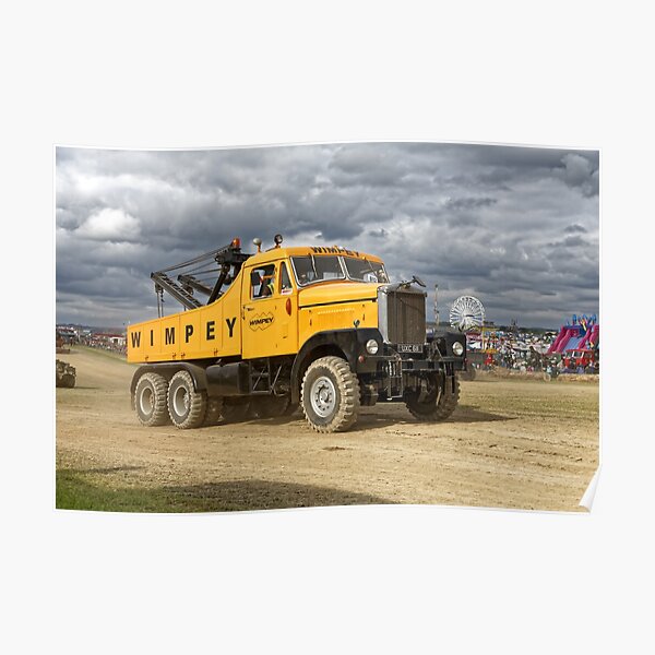 "1957 Scammell Junior Constructor 6X4 " Poster by AndyHkr | Redbubble