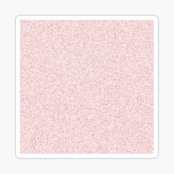 "Sparkly Blush Pink Glitter" Sticker by newlune | Redbubble